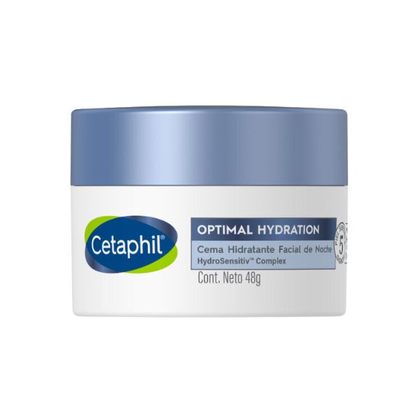 CETAPHIL OPTIMAL HYDRATION crema hidratante facial noche - Dermamedic