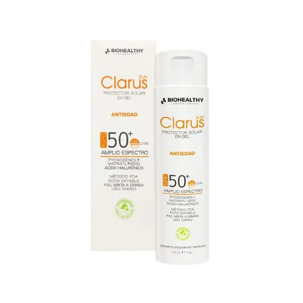 Clarus Protector Solar Gel Antiedad Spf 50+ - Dermamedic